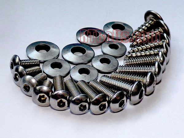 German Luxury Car BMW & Mercedes-Benz License Plate Screws/Bolts • Sta ...