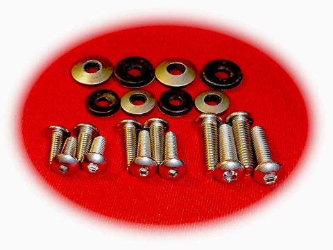 German Luxury Car BMW & Mercedes-Benz License Plate Screws/Bolts • Sta ...